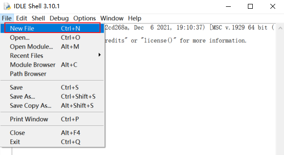 Python IDLE - Python - UNIHIKER Documentation